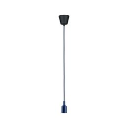 Paulmann Pendelleuchte 'Ketil' blau/schwarz E27 &Oslash; 9 x 218 cm