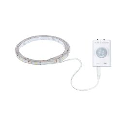 Paulmann LED-Strip 1 m, 1,4 W, inklusive Bewegungsmelder- und D&auml;mmerungssensor wei&szlig;