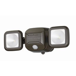 Mr. Beams LED-Au&szlig;enwandstrahler 'MB3000' mit Bewegungssensor 500 lm neutralwei&szlig; IP 66 26 x 9,5 cm