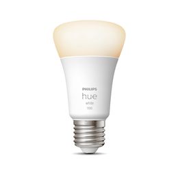 PHILIPS Hue LED-Leuchtmittel 'Hue White' dimmbar matt E27 9,5 W 1055 lm warmwei&szlig;