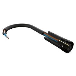 Paulmann Verbindungskabel 'Plug & Shine' 5 m 2 Ausg&auml;nge schwarz