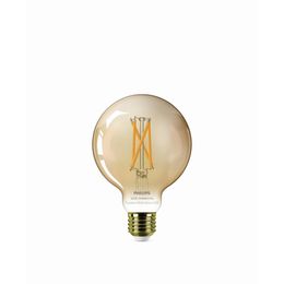 Philips LED-Leuchtmittel 'SmartLED' dimmbar Globe gold E27 7 W 640 lm warmwei&szlig; bis tageslichtwei&szlig;