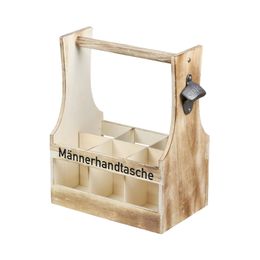 Kesper Flaschentr&auml;ger 'M&auml;nnerhandtasche' geflammt 25 x 32 x 16,8 cm