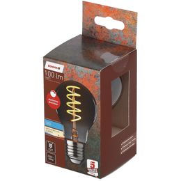 toom LED-Leuchtmittel dimmbar Standardform smoky E27 4 W 100 lm warmwei&szlig;