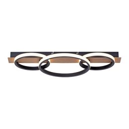 Just Light LED-Deckenleuchte 'Trooper' 37 W 4600 lm warmwei&szlig; 68 x 8 x 30 cm