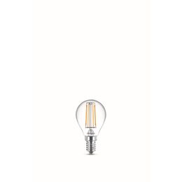 Philips LED-Leuchtmittel Tropfen klar E14 4,3 W 470 lm warmwei&szlig;