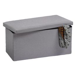 Kesper Sitzbank mit integriertem Stauraum grau 76 x 38 x 38 cm