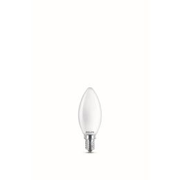Philips LED-Leuchtmittel Kerze matt E14 4,3 W 470 lm neutralwei&szlig;