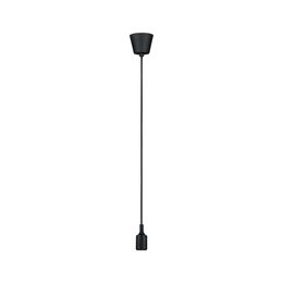 Paulmann Pendelleuchte 'Ketil' E27 1 x 20W schwarz Sililkon/Kunststoff