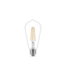Philips LED-Leuchtmittel Edison klar E27 4,3 W 470 lm warmwei&szlig;