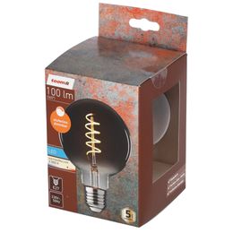 toom LED-Leuchtmittel dimmbar Globe smoky E27 4 W 100 lm warmwei&szlig;