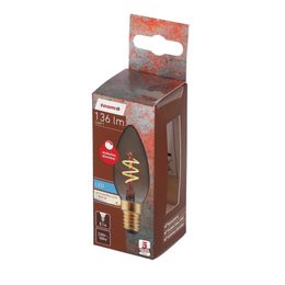toom LED-Leuchtmittel dimmbar Kerze gold E14 4 W 136 lm warmwei&szlig;