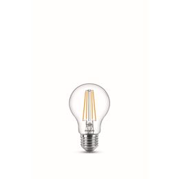 Philips LED-Leuchtmittel Standardform klar E27 7 W 806 lm warmwei&szlig;