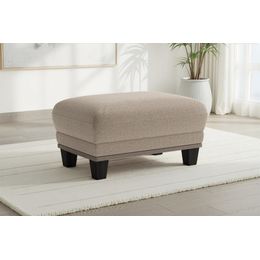Sit & More Polsterhocker SIT & MORE, B:90cm H:46cm T:60cmtaupe, 100% Polyester, Hocker, "Concept", mit Buchefu&szlig; in drei Farben zur Auswahl