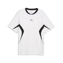 Puma Herren T-Shirt "SPORT RELAXED BLOCKING TEE"Puma wei&szlig;, Gr. XL, unifarben, Jersey, Obermaterial: 100% Baumwolle, Shirts, mit Rundhalsausschnitt,