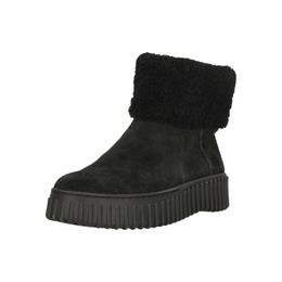 Clarks Damen Stiefel "Torhill Turn Black WLined Sde", Gr. 41schwarz, Leder, Schuhe, mit charakteristischer, gerippter Sohle