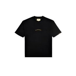 PAS DE MONACO Herren T-Shirt "Pas De Monaco BRODERIE T-SHIRT"schwarz, Gr. S, bedruckt, 70% Polyester, 30% Baumwolle, Shirts
