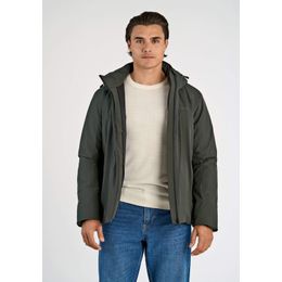 LINDBERGH Herren Parka "Parka Relaxed Fit"deep army, Gr. M, unifarben, Obermaterial: 88% Polyester, 12% Elasthan. Futter: 100% Polyester. F&uuml;llung: