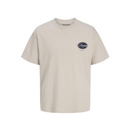 Jack & Jones JACK & JONES Herren T-Shirt "JJANDREJ TEE SS CREW NECK"moonbeam, Gr. XXL, bedruckt, Jersey, Obermaterial: 100% Baumwolle, Shirts, Baumwolle, regular