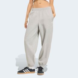 Damen Sporthose "ESSENTIALS, LOCKERE PASSFORM"medium grau heather, normal, gr., Gr. XS, adidas originals, Obermaterial: 82% Baumwolle, 18% Polyester,