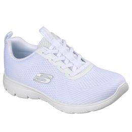 Skechers Damen Slip-On Sneaker "SUMMITS", Gr. 39wei&szlig;, Textil, Schuhe, Schlupfschuh, Halbschuh, Freizeitschuh mit elastischen Schn&uuml;rsenkeln