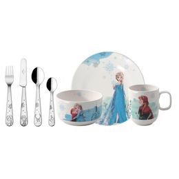 Villeroy & Boch Villeroy & Boch Kindergeschirrset Disney Frozen, Mehrfarbig, Keramik, 7-teilig, F&uuml;ttern, Kindergeschirr