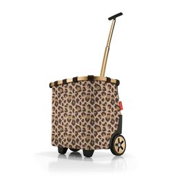 Reisenthel Einkaufstrolley Carrycruiser frame leo macchiato, Kunststoff, 40 L, 42x47.5x32 cm, Innentasche, wasserabweisend, h&ouml;henverstellbarer Griff, Leichtlaufrollen, Freizeit, Koffer & Taschen, Einkaufstaschen