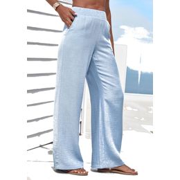 Damen Schlupfhose blau Gr&ouml;&szlig;e 34