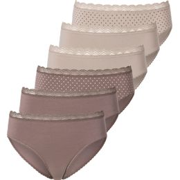 Vivance Damen Jazz-Pants Slips taupe/beige Gr&ouml;&szlig;e 32/34
