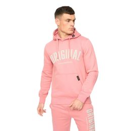 CrossHatch - "Kensby" Kapuzenpullover f&uuml;r Herren (Pink)
