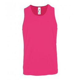 SOLS Sportliches Herren-Leistungs-Tank-Top (Neon-Pink)