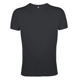SOLS Herren Regent Slim Fit T-Shirt mit kurzen &Auml;rmeln (Dunkelgrau)