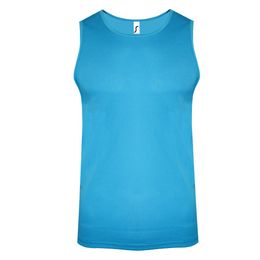 SOLS Herren Sporty Performance Tank Top (Aqua)