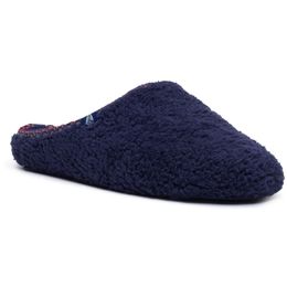 Hush Puppies Good Teddy Polyester Herren Hausschuhe NAVY