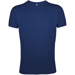 SOLS Herren Regent Slim Fit T-Shirt mit kurzen &Auml;rmeln (French Navy)