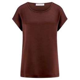 Peter Hahn St. Emile - Blusen-Shirt, braun, Gr. 36 / S