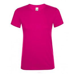 SOLS Damen/Damen Regent T-Shirt mit kurzen &Auml;rmeln (Fuchsia)
