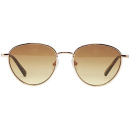 Runde goldene Sonnenbrille von Guess