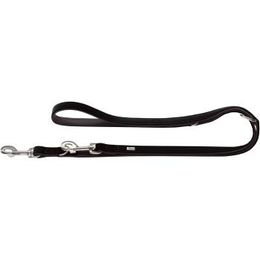 Hunter verstellbare Hundef&uuml;hrleine softie schwarz 1,5 cm