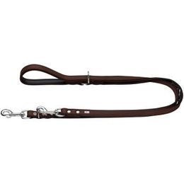 Hunter verstellbare Hundef&uuml;hrleine basic braun 1,3 cm