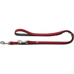 Hunter verstellbare Hundef&uuml;hrleine softie rot 2 cm