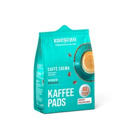 EDUSCHO Kaffeepads Caff&egrave; Crema - 12 x 32 Pads - Intensit&auml;t: 5/5