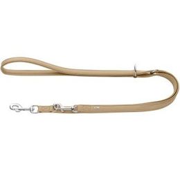 Hunter verstellbare Hundef&uuml;hrleine amalfi beige 2 cm