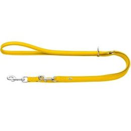 Hunter verstellbare Hundef&uuml;hrleine amalfi gelb 2 cm