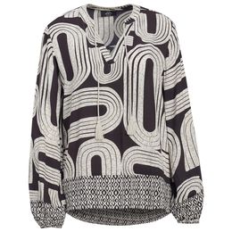 Gina Benotti Damen Bluse in gekreppter Optik