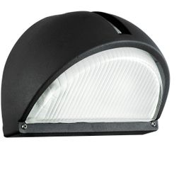 Eglo Wandleuchte "Onja Au&szlig;en-Wandlampe, Au&szlig;enleuchte aus Aluguss und Glas, E27, IP44", 1, H: 15,5cm, 1 Stk.schwarz, Badezimmer, Leuchten,