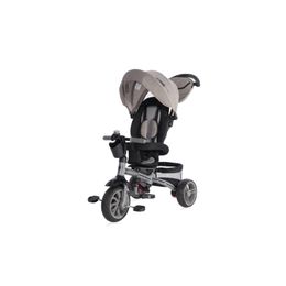 Lorelli Tricycle, Laufrad Rocket 4 in 1, Schubstange, Getr&auml;nkehalter, umbaubar grau/schwarz