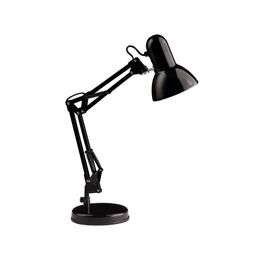 Brilliant Lampe Henry Tischleuchte schwarz 1x A60, E27, 28W, geeignet f&uuml;r Normallampen (nicht enthalten) Mit Schnurzwischenschalter