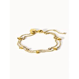 PURELEI Glitter Heart Armband, verstellbare L&auml;nge