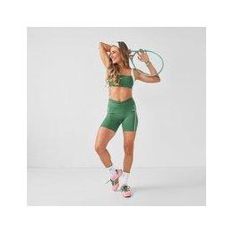 Myprotein MP Damen X Tatiana Contrast Dipped Waist Shorts - Palm Green - XS